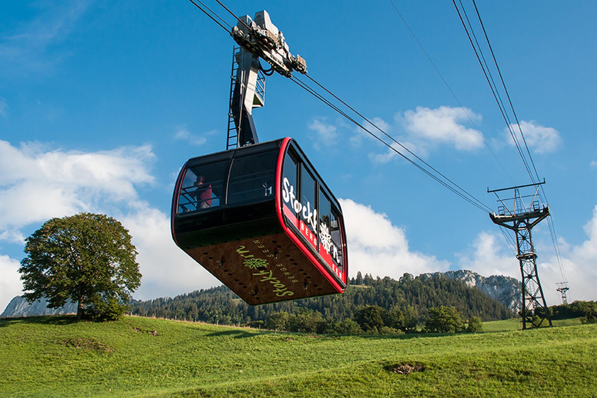 Cable car ride Erlenbach-Stockhorn return
