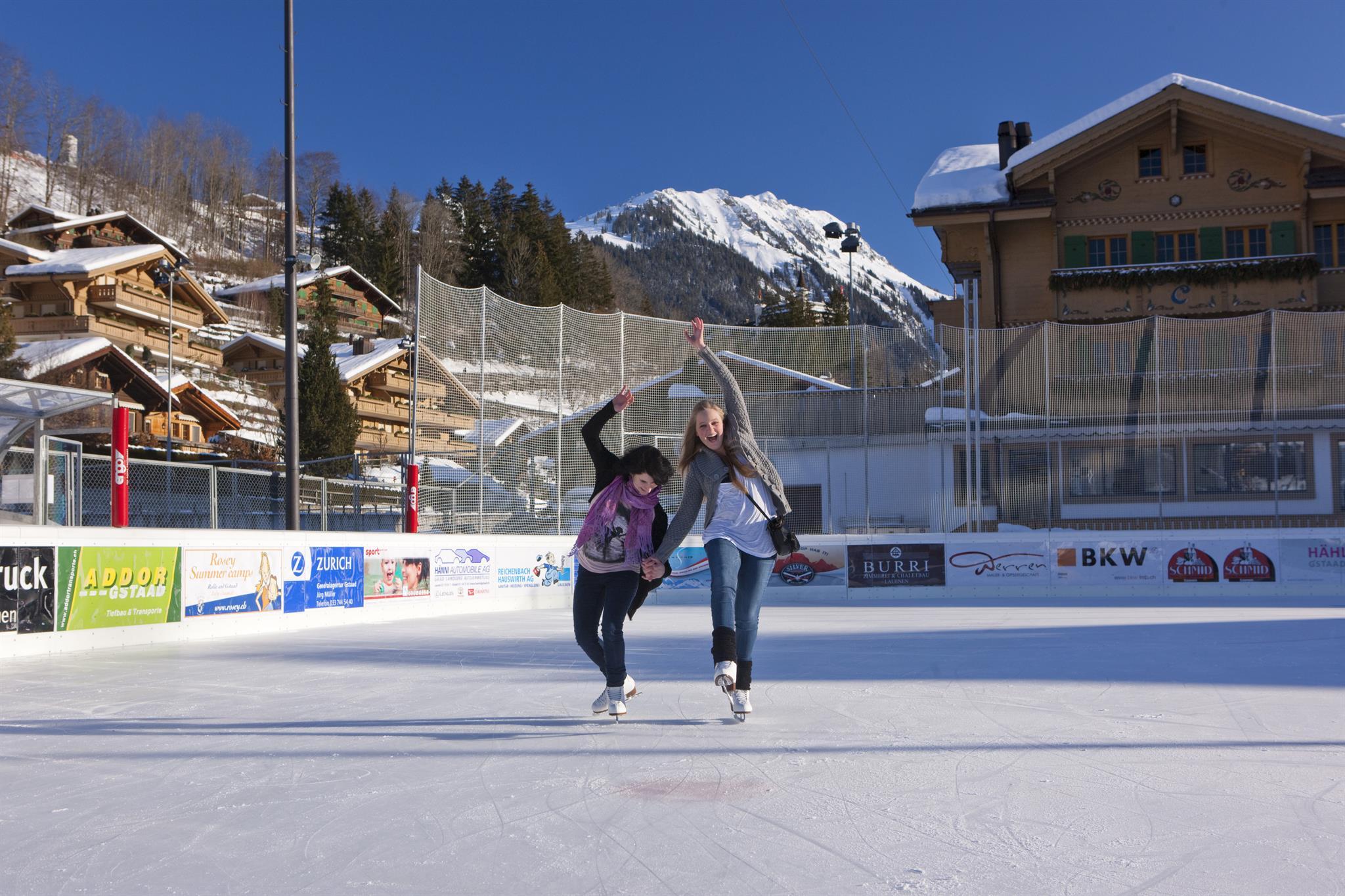 Ice skating rink Gstaad