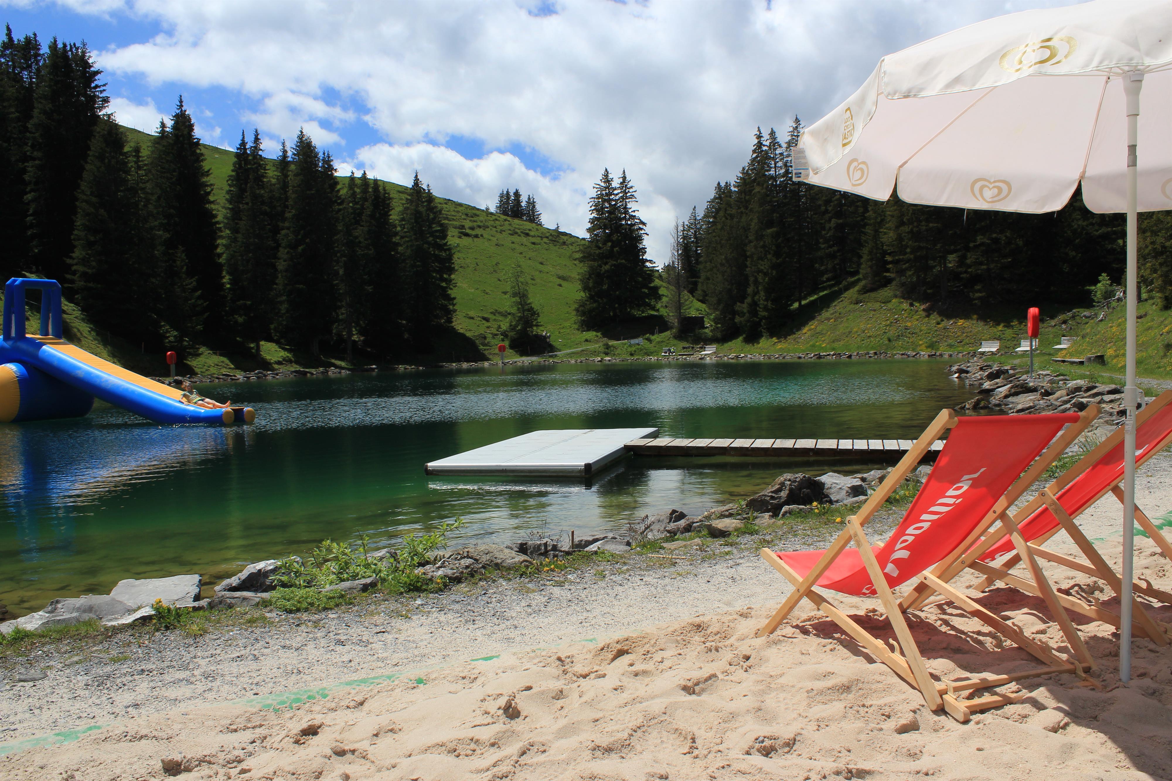 Alpine beach