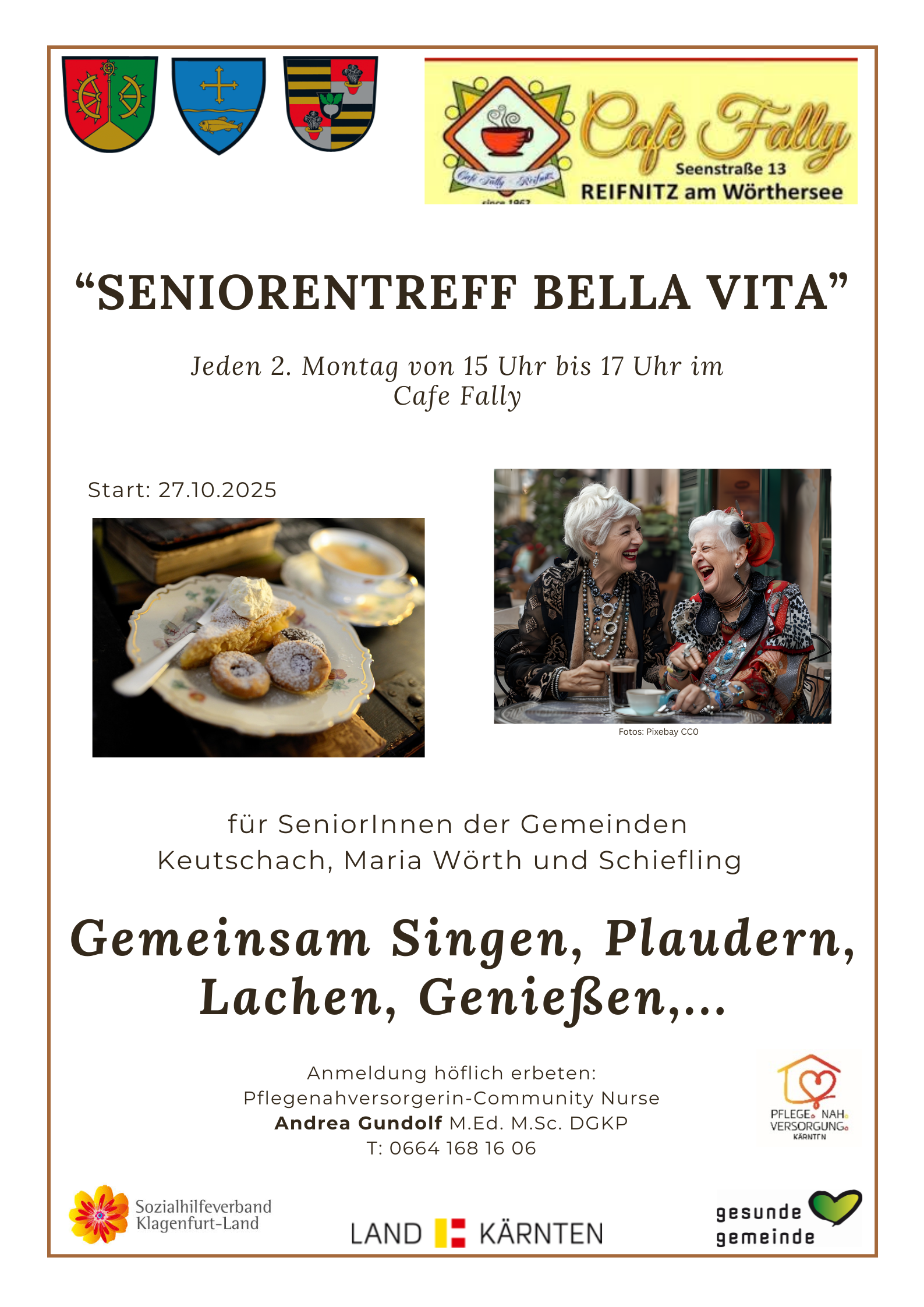 Seniorentreff Bella Vita: Maria Wörth am Wörthersee