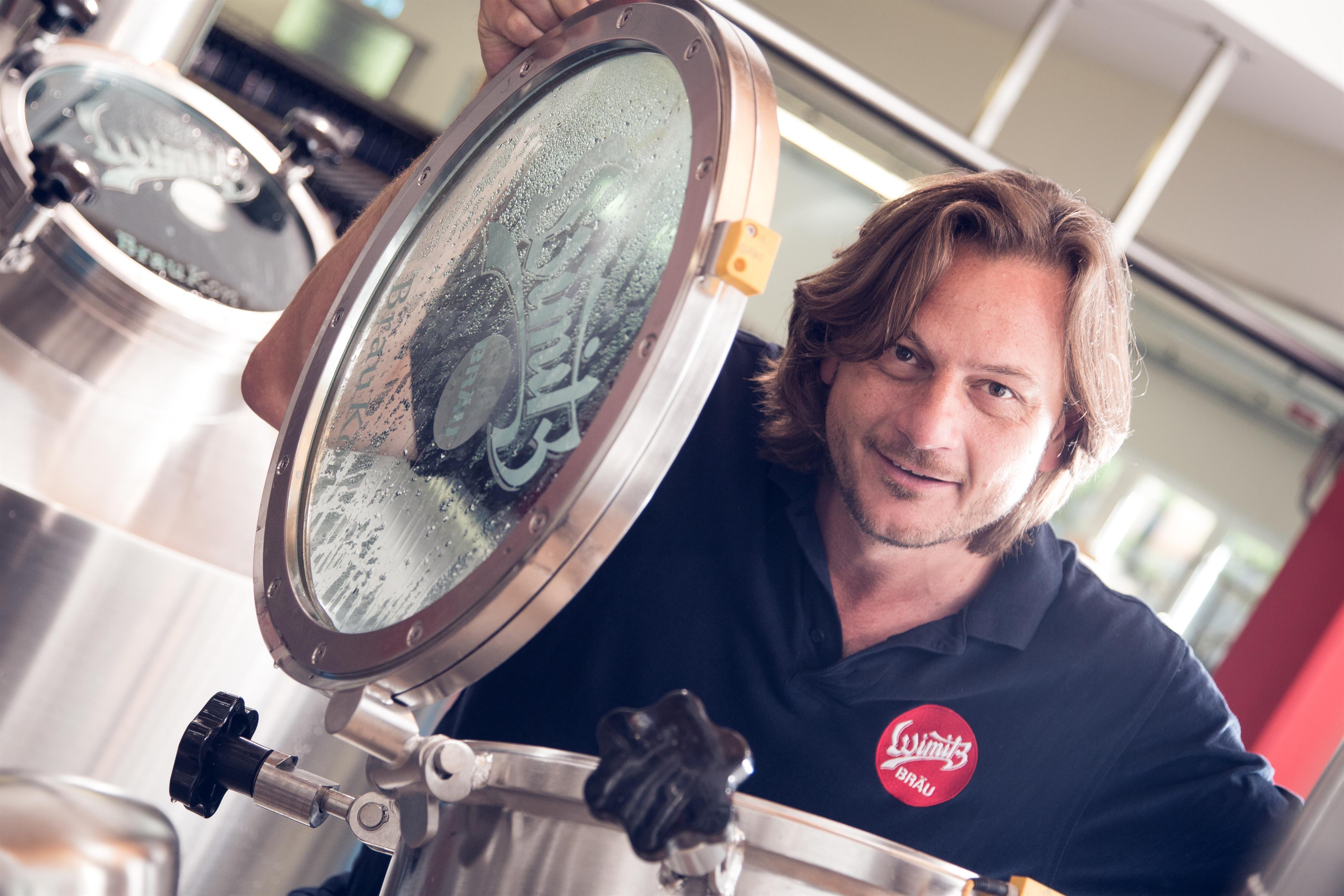 Brewery tour at Wimitz Bräu