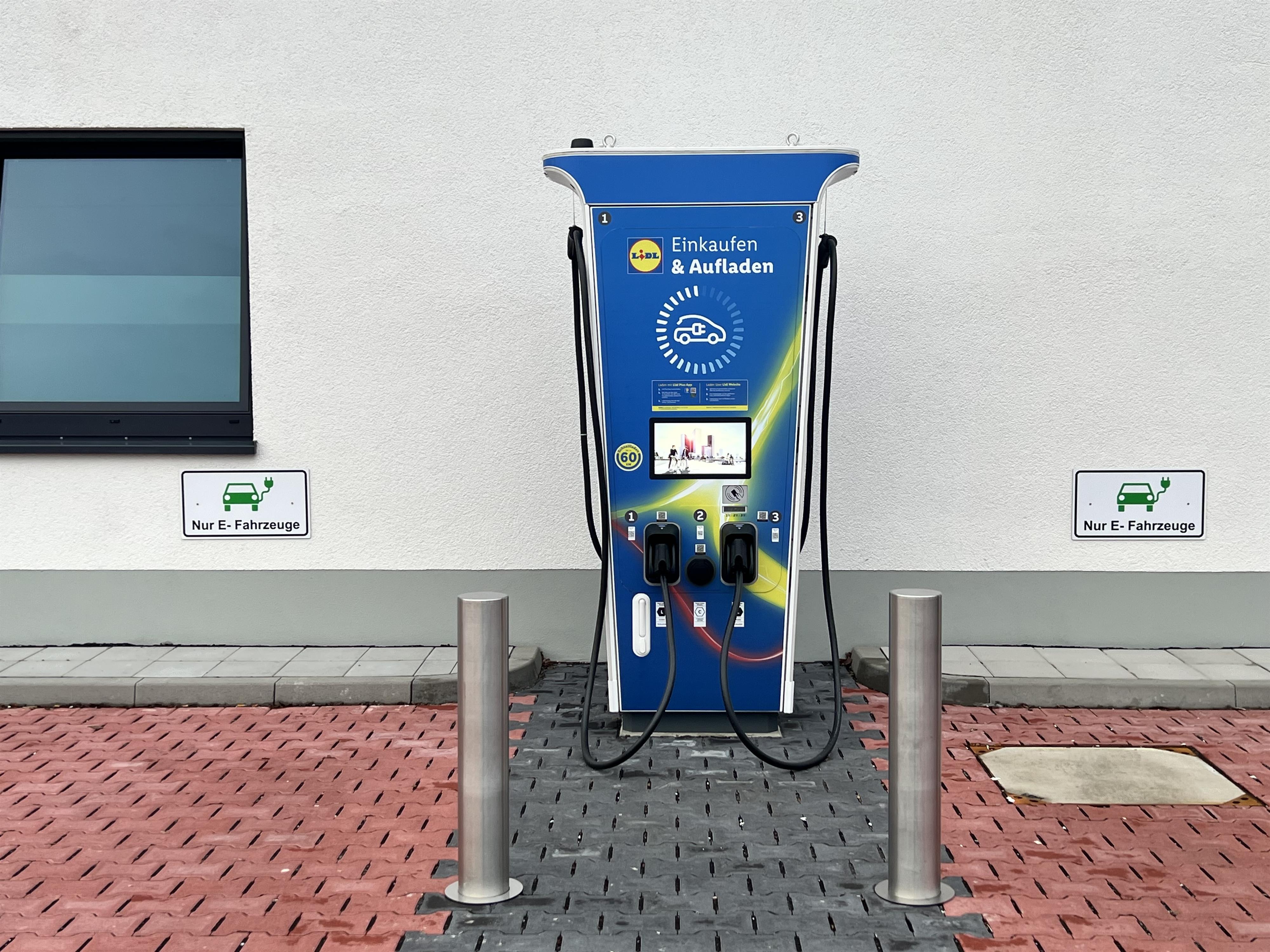 Lidl-Ladestation für E-Autos