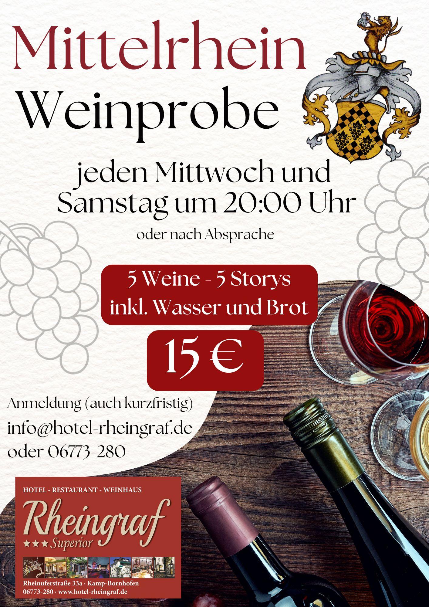 Mittelrhein Weinprobe
