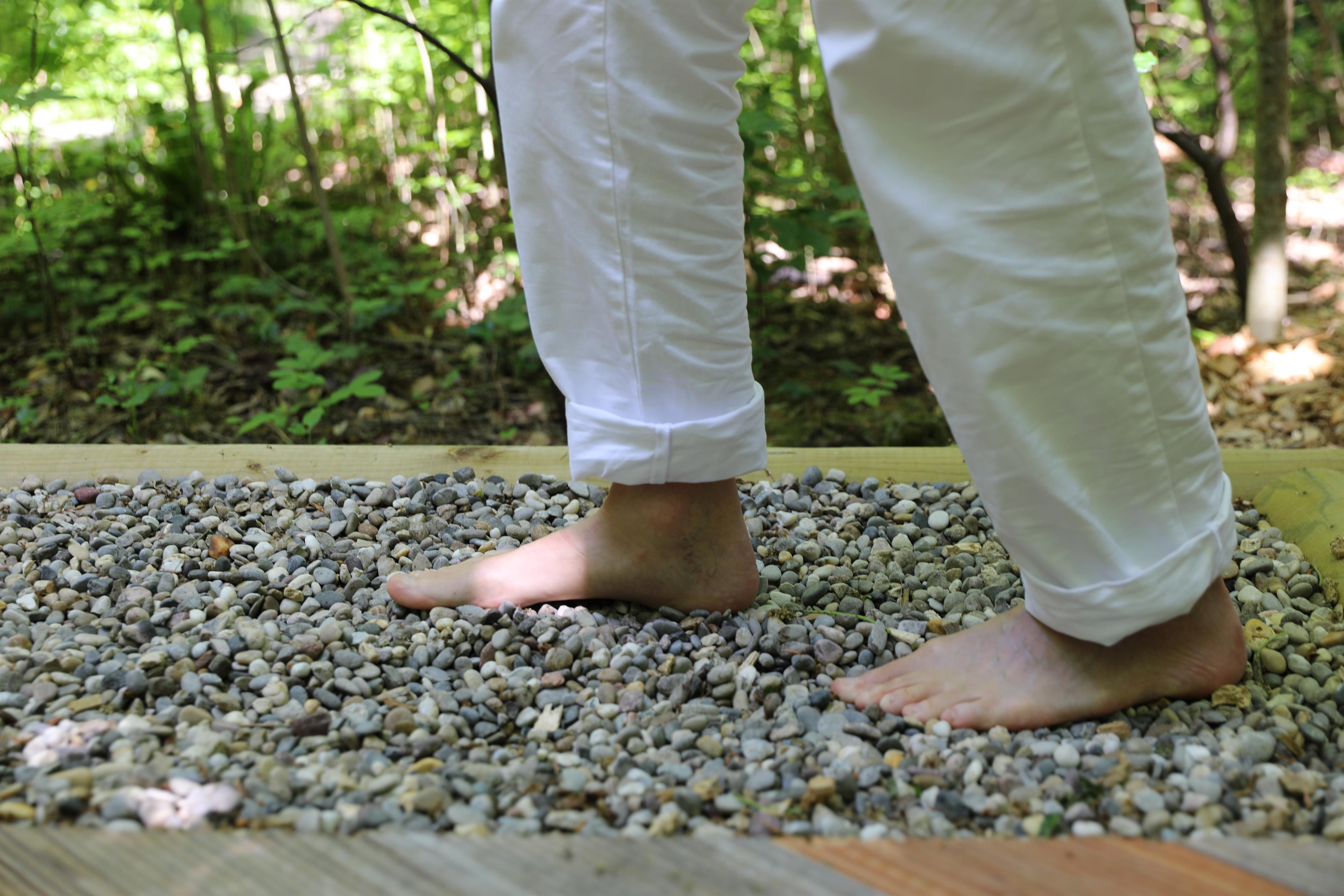 Barfußpfad am Bruker-Haus