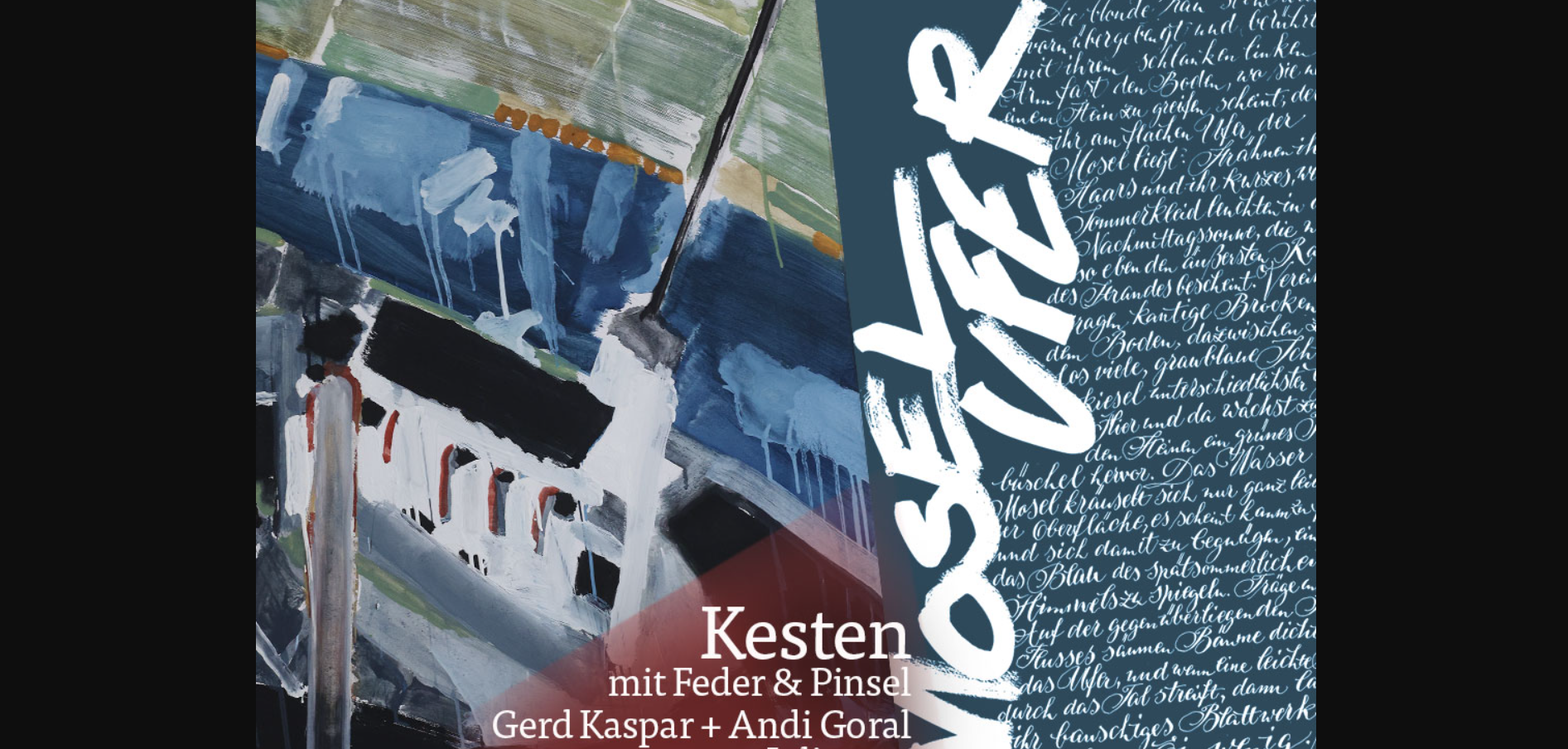 Kunst am Fluss 2026 - Standort Kesten mit Feder und Pinsel